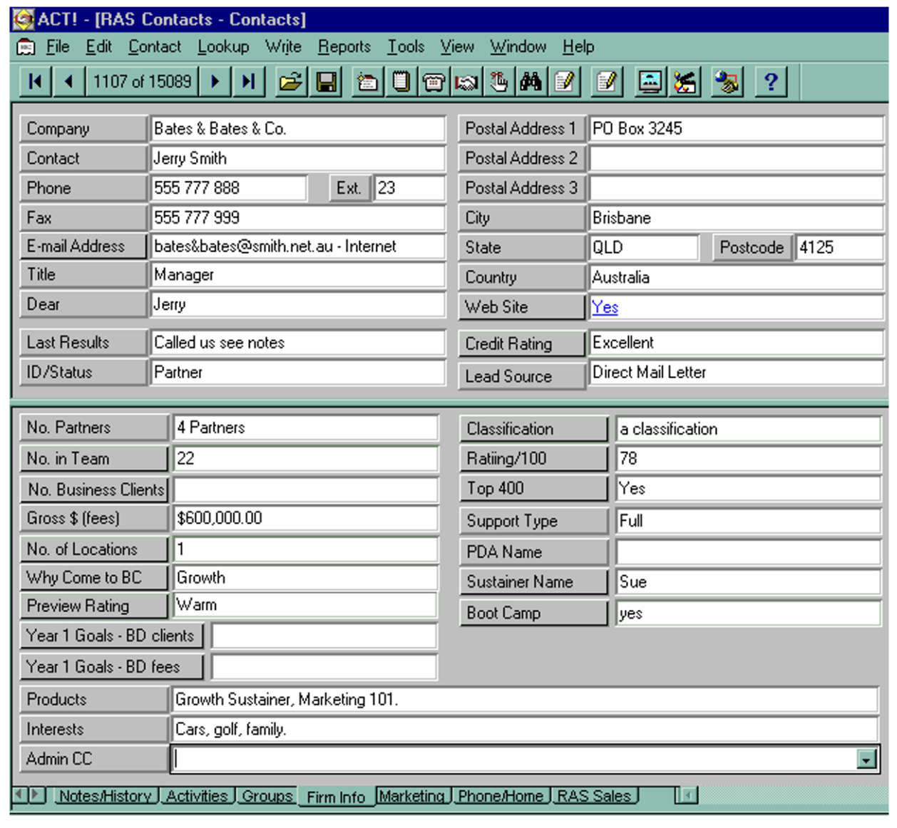 Tolevsky Partners - Your Most Valuable Asset - Your Client Database